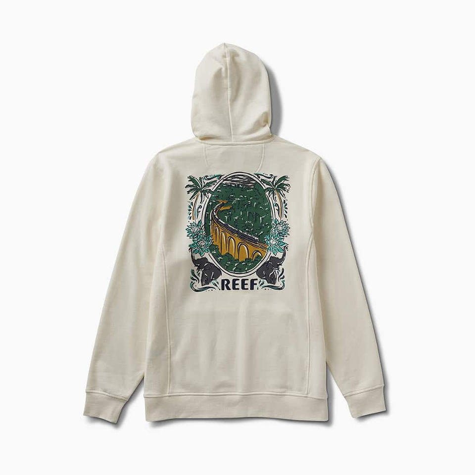 Reef Pima Pullover Hoodie Mens Marshmallow | eBay