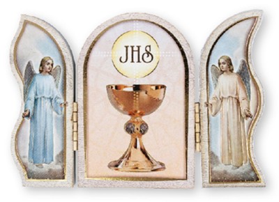 1st Holy Communion Plaque Triptych Gold Foil Highlights Communion Gift ...