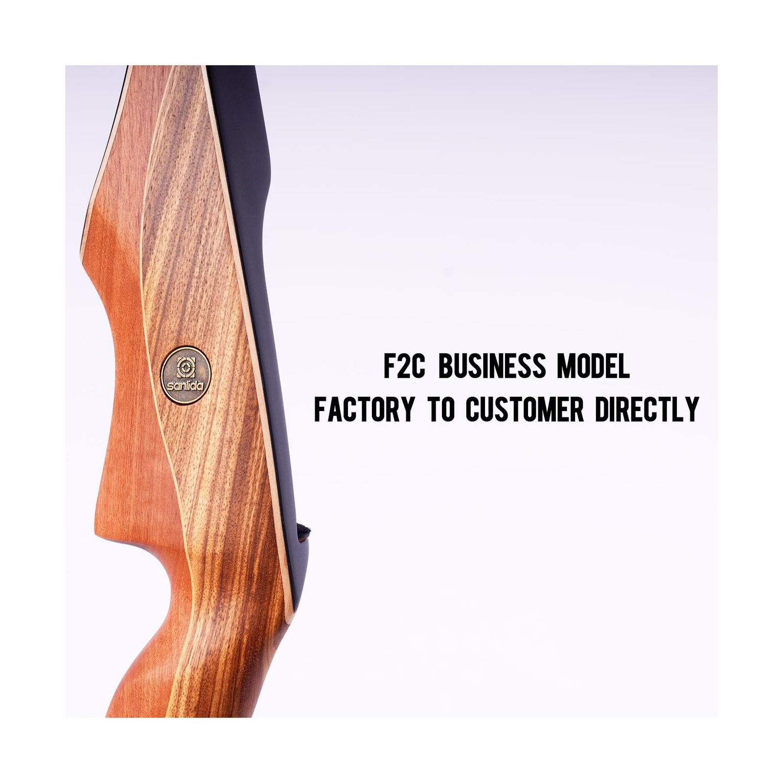 Sanlida Archery 60" Royal X8 One-Piece Bow Traditional Wooden Hunting ...