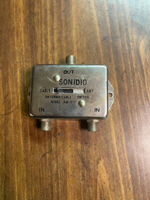 CEA-AB27 TV Antenna Switch 75 ohm: choose between antennas, games ...