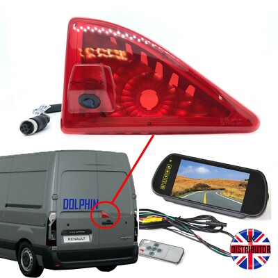 Renault Master Reversing Van Camera Kit and Large Mirror Monitor (2010 ...