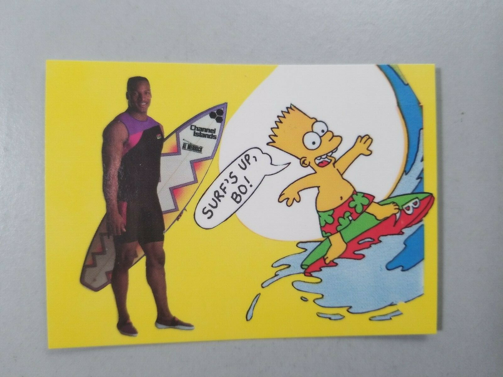 BO JACKSON KNOWS BART SIMPSON SURFING PALS | eBay