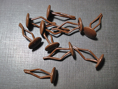 10 pcs NORS front & rear floor mat clips fasteners 1940-1952 fits Ford ...