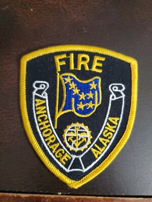 Vintage Fire Department Patch - Anchorage Alaska Fire | eBay