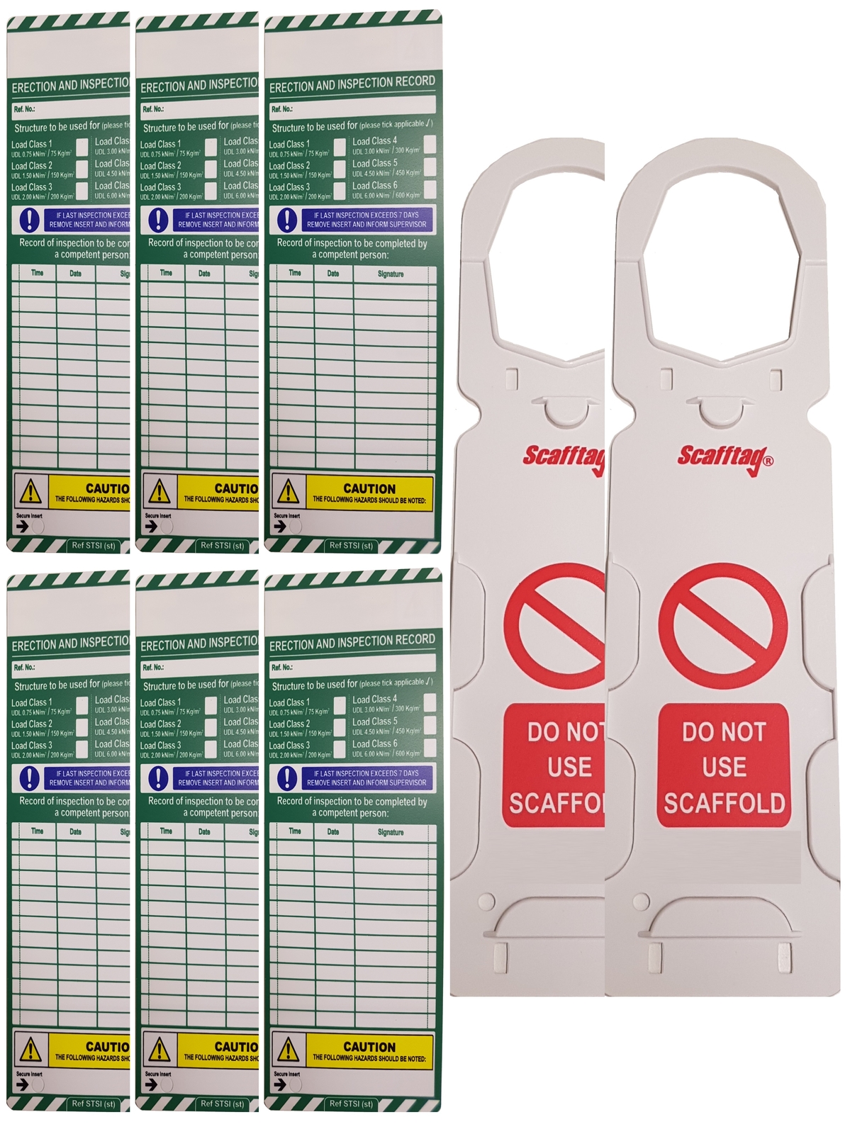 Scafftag Inspection Tag for Scaffold Towers Site Systems Kits Holders ...