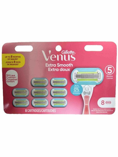 Venus Extra Smooth Razor Blade Cartridges 8Ct NEW SEALED PACK | eBay