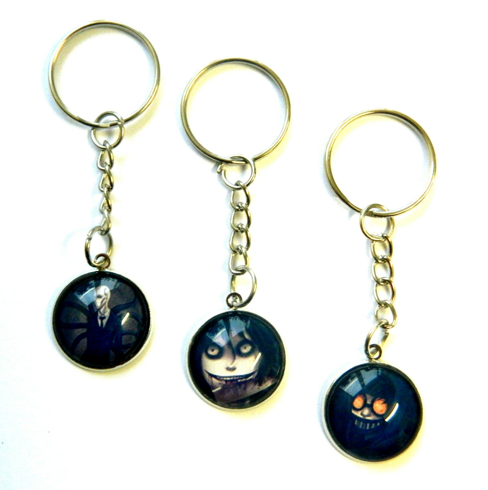 CREEPYPASTA CHARM KEYRING NECKLACE OR BRACELET JEFF THE KILLER EYELESS ...