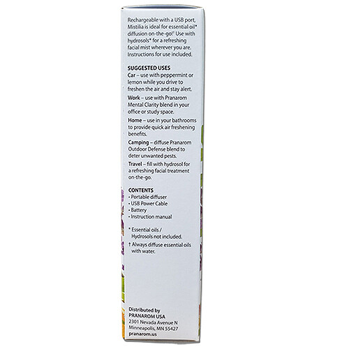 Pranarom Mistilia Diffuser,Portable Diffuser4Essential Oils/ Hydrosols,1 Piece | eBay