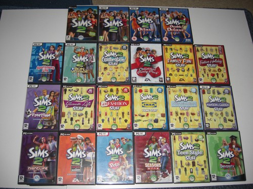 The Sims 2 / Expansion Pack Pc Sims2 Base game / Individual Add-On ...
