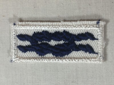 Sea Scout Quartermaster Rank Award gauze back BSA Knot Patch | eBay