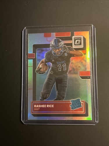 🏈 2023 RASHEE RICE Panini Chronicles Draft Picks Optic Holo Rated RC ...