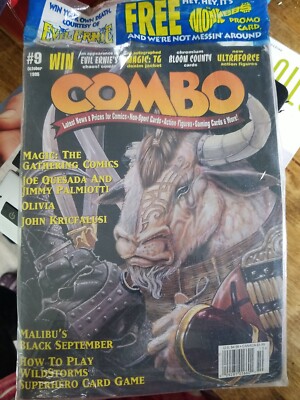 COMBO MAGAZINE #9 October 1995 in Sealed Polybag (Inserts: Monkees & B5 ...
