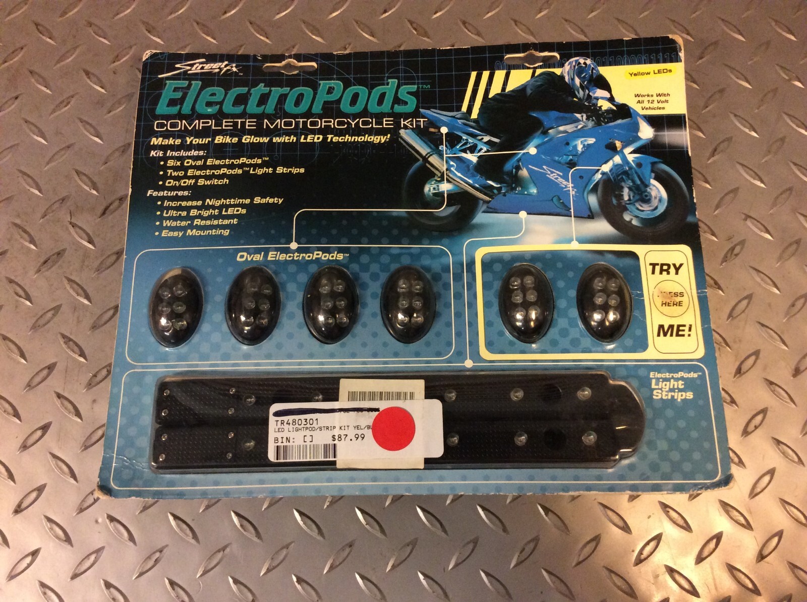 Street FX Streetfx Green Black Electropod LED Light Strip Kit 12 Volt ...