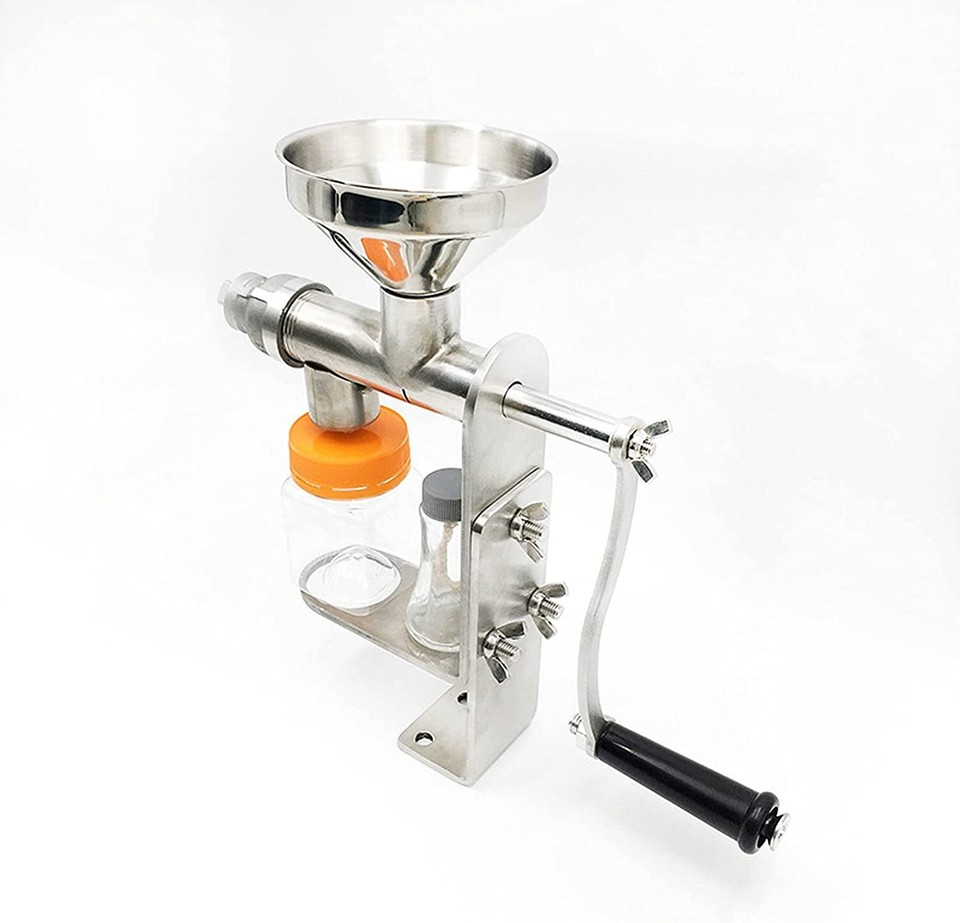 Manual Oil Press Machine Household Stainless Steel Extractor Hand Press ...