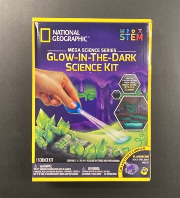 National Geographic Mega Science Series Glow-In-The-Dark Science Kit ...