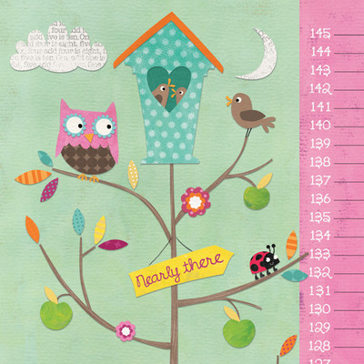 Frame Company Children's Height Chart or Wall Frieze Card | eBay UK
