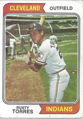 1974 Topps Rusty Torres 499 Indians VG | eBay