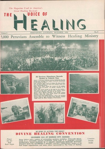200 FULL ISSUES - THE VOICE OF HEALING MAGAZINE - RARE - PDF - VINTAGE ...