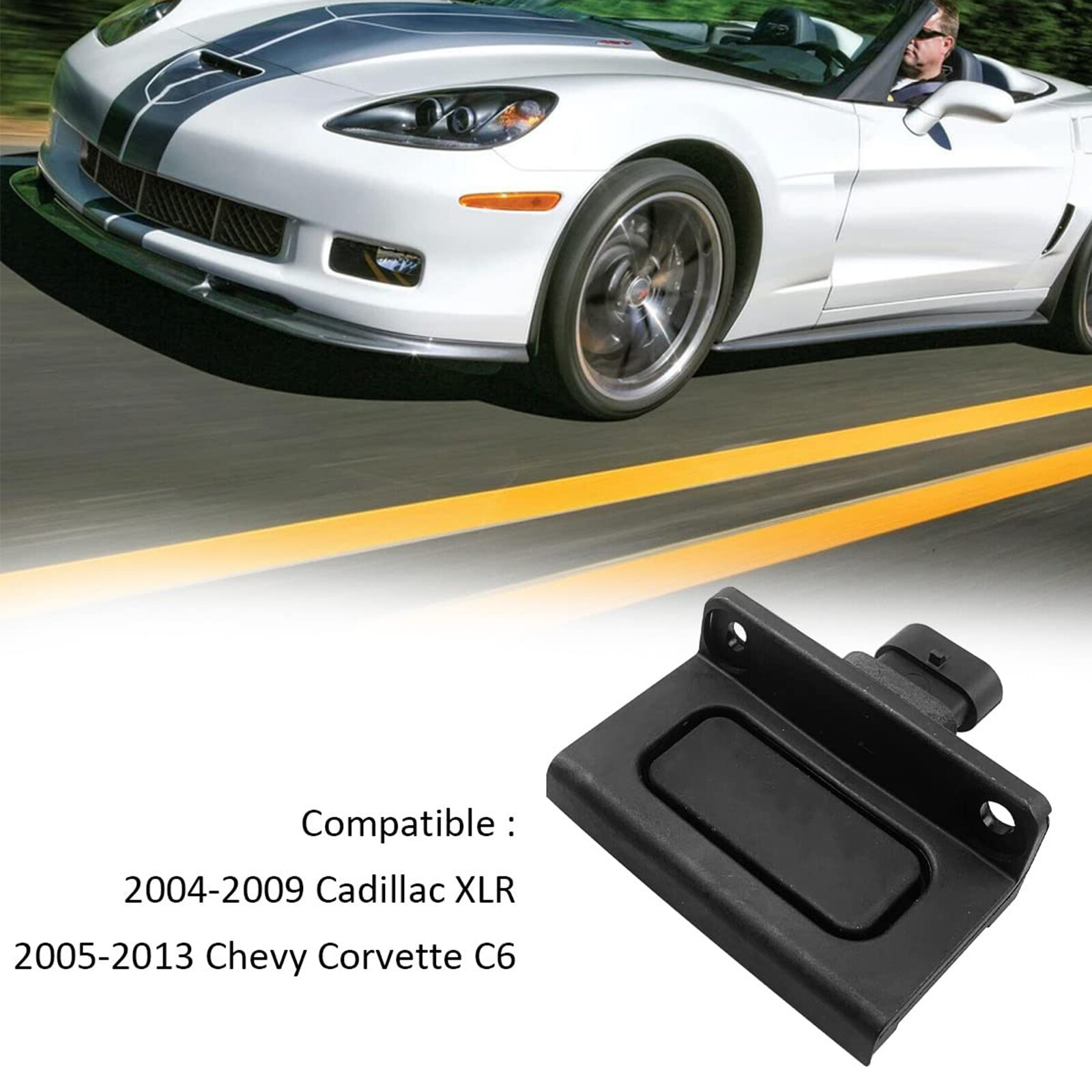 Exterior Door Release Switch Pad For 2005-2013 Chevrolet C6 Corvette ...