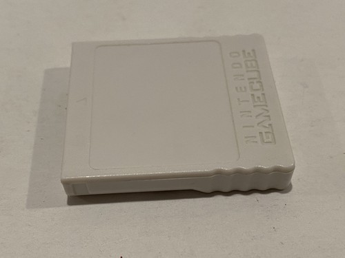 Official Nintendo GameCube Memory Card OEM DOL-020 Authentic 1019 Block ...