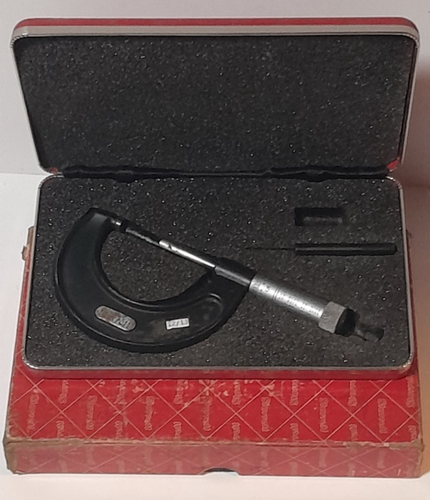 Vintage Starrett No.436 1-2” Outside Micrometer With Case | eBay