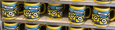 Universal Studios Minions Despicable Me Kid Mug (Faith Felipe Fernanda ...