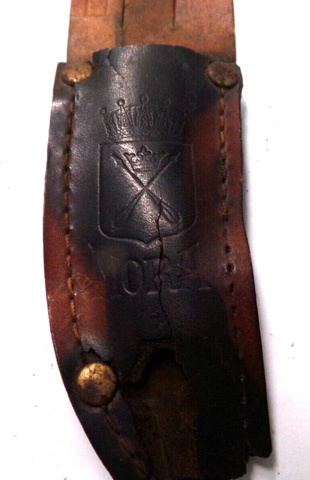 Vintage KJ Eriksson MORA SWEDEN Hunting Knife 7.5" LOGO MISPRINT ...