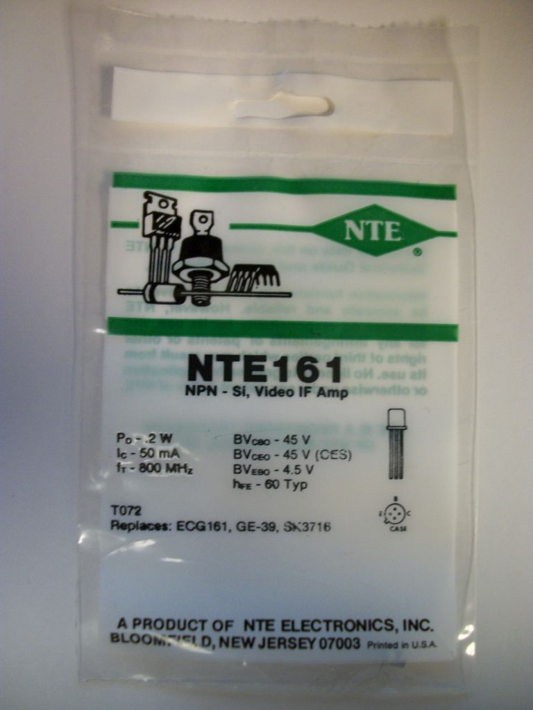 NTE Electronics - NTE155 NTE156 NTE160 NTE161 NTE163A NTE164 | eBay