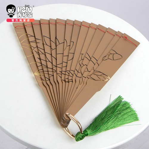 Demon Slayer Kimetsu no Yaiba Douma Cosplay Fan Prop Acrylic Gold Fan ...