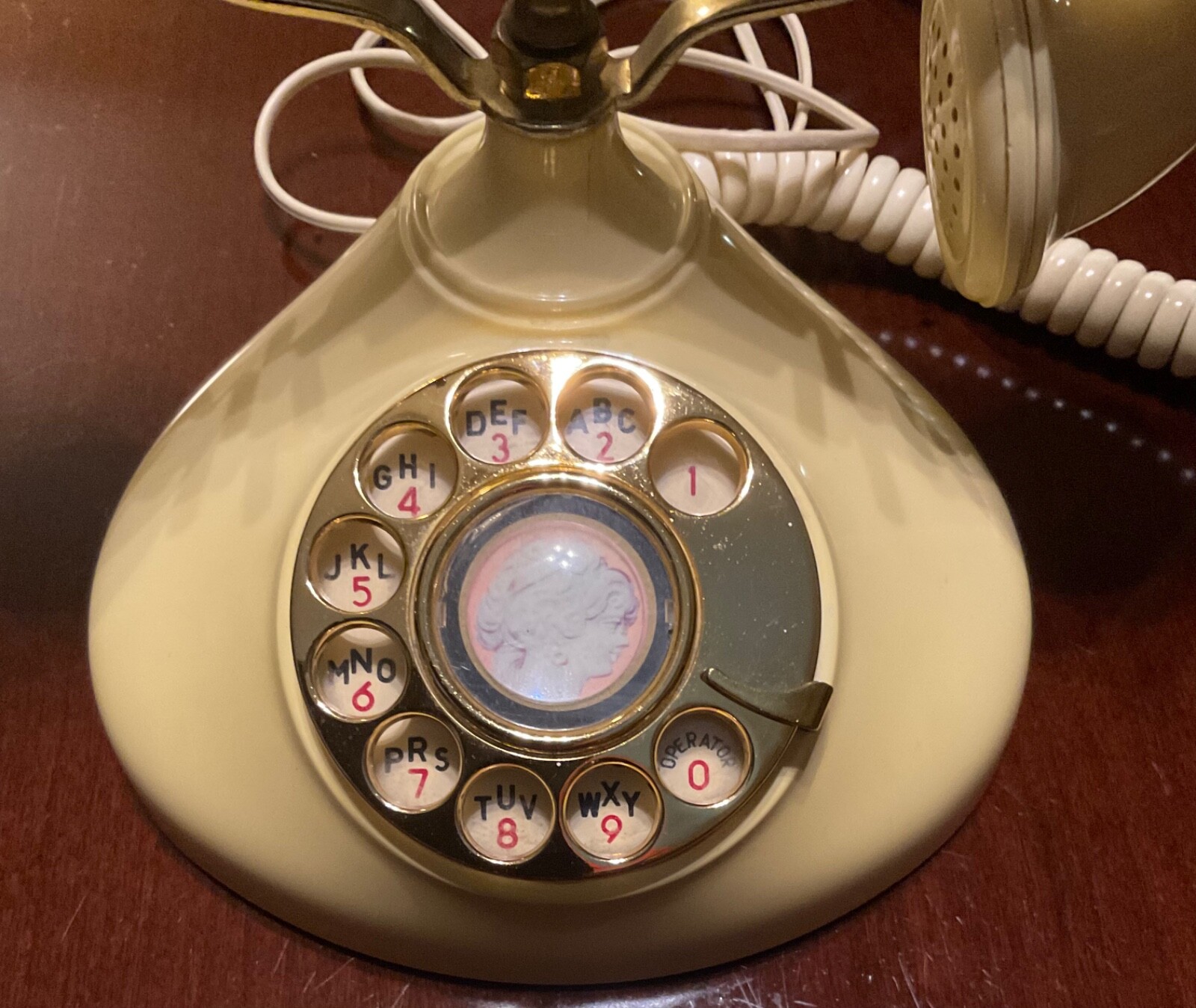 Vintage 1940/1950's Telephone Victorian Style Dial Desk Phone | eBay