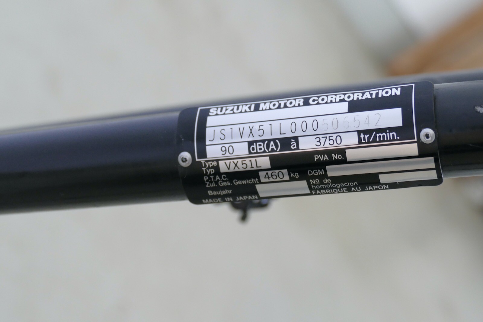 Suzuki VS 1400 Intruder VX51L 1987 - frame A35Z | eBay