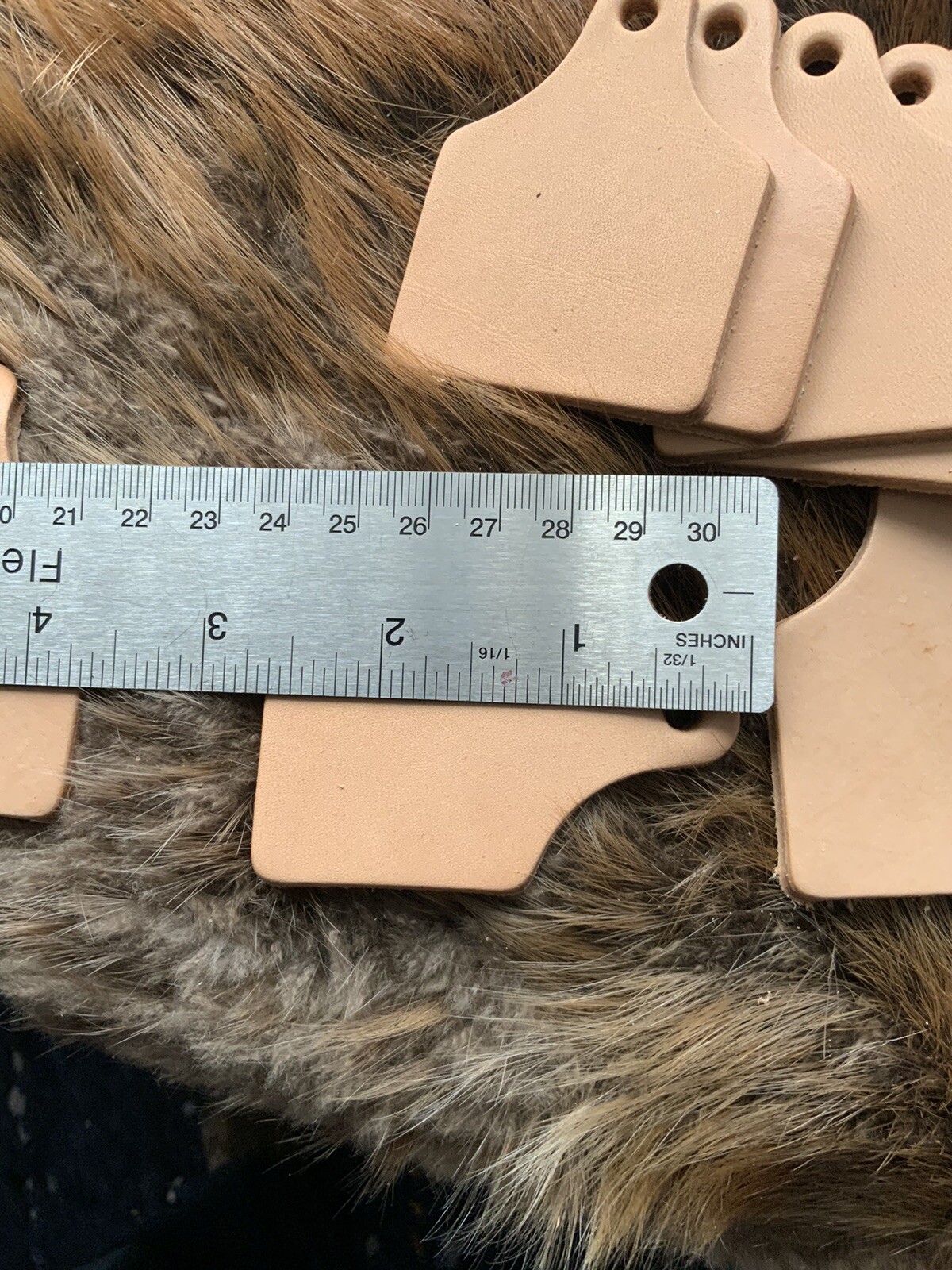 leather cow tag key fob blanks, 8 Ounce Veg Tan, Tooling Leather, Packs ...