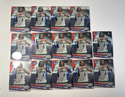 Solomon Ball Signed Bowman University Auto Autographed Card QTY Uconn ...