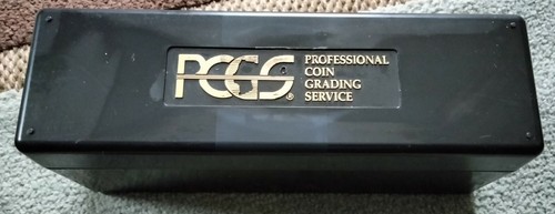PCGS Storage Black Box Plastic Case Holds 20 Certified PCGS Slabs Coin ...