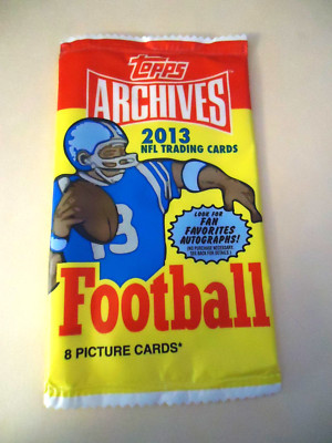 2013 Topps Archives Football card wrapper - NFL - 8 Cards | eBay