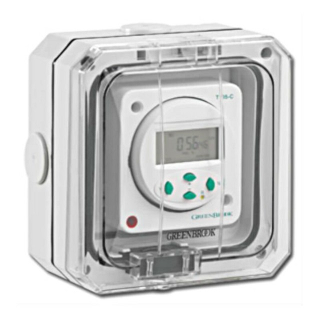 GreenBrook Pxc105dt 7 Day Electronic Digital Timer Ip66 Weatherproof ...