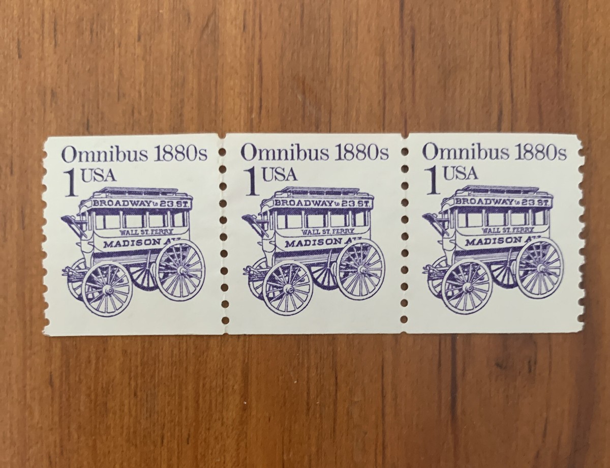 Omnibus 1880s 1 Cent Stamp Shop | centralcountiesservices.org