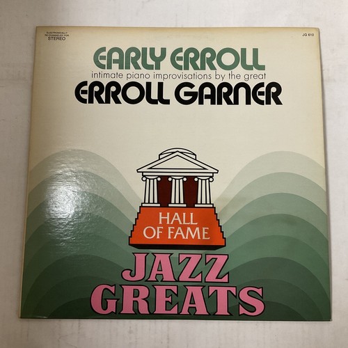 ERROLL GARNER "EARLY ERROLL" HALL OF FAME JAZZ GREATS VINYL LP ALBUM ...