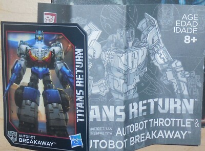 Transformers Titans Return BREAKAWAY Manual Bio Card | eBay
