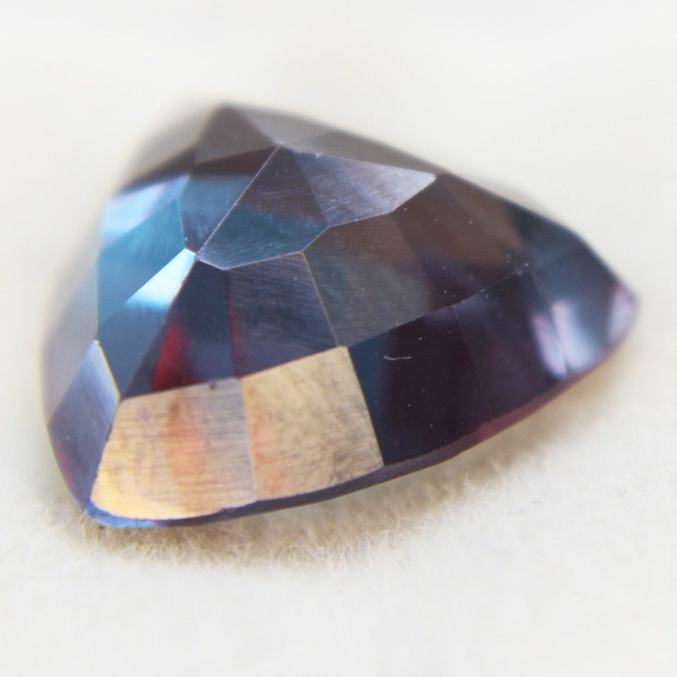 8+ Ct Certified Natural Alexandrite Trillion Cut Color Change Loose ...