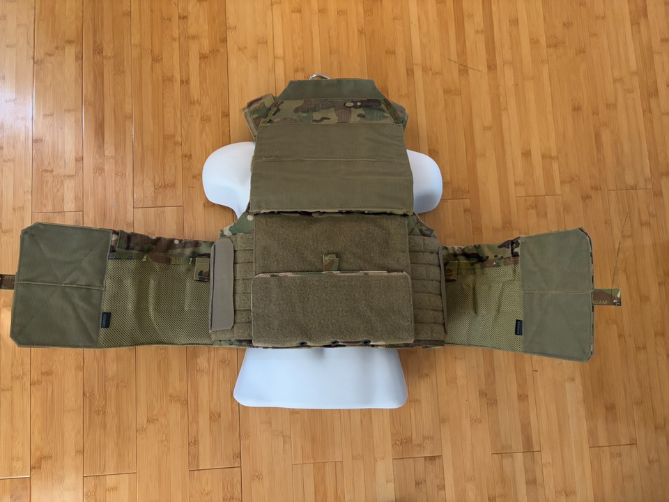 PROTECH Male Tactical Armor Plate Rack Carrier Small Multicam Molle ...