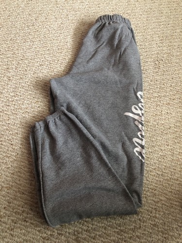 Gray Sweatpants Women’s Medium Elastic Waist Elastic Cuffs | eBay