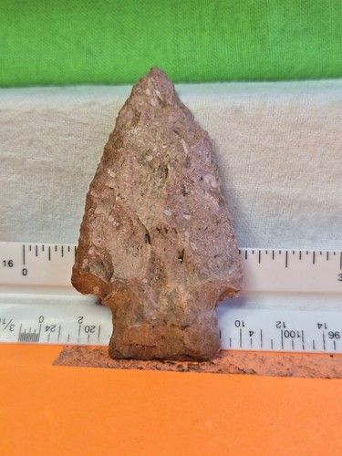 Authentic beautiful colored Etley point made of Otolithic chert from ...