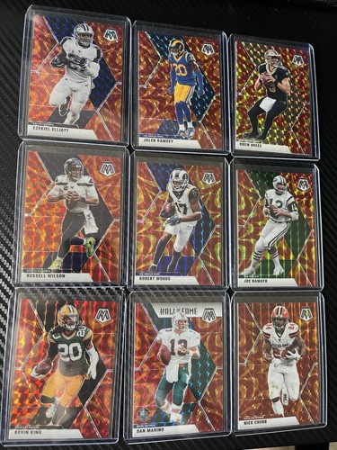 2020 NFL Mosaic Reactive Orange Lot Of 9 | eBay