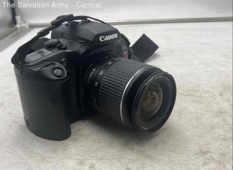 Canon EOS Elan 7E Black Modern Auto Focus 28-90mm SLR Film Camera | eBay