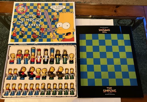 Simpsons 3-D Chess Set Complete | eBay