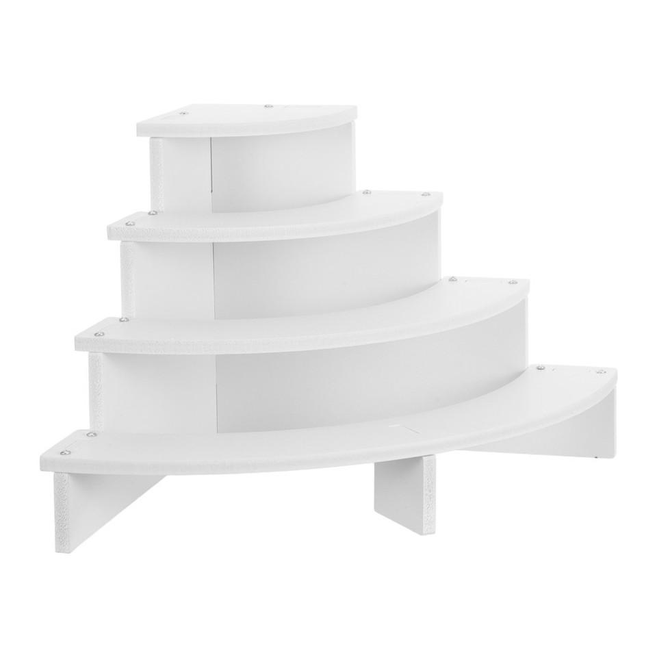 Triangle Wooden Display Rack: Multi Layer Shelf For Figures Small ...