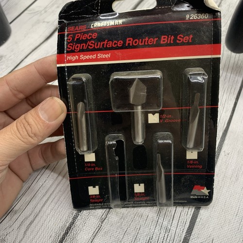 CRAFTSMAN #315.17480 ROUTER 6.5A 25,000 RPM 1/4" ROUTER VINTAGE ...