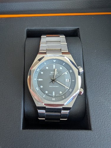 Mido Multifort 8 Two Crowns 40mm Grey Dial Steel Men's M047.507.11.081.00 New | eBay