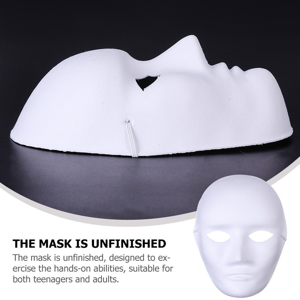 6 Pcs Mask for Masquerade Party Carnival Blank Masks to Decorate | eBay ...